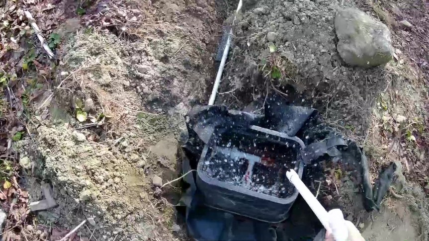 Trenching for a New Water Line for the New Pool House – DIY My Way