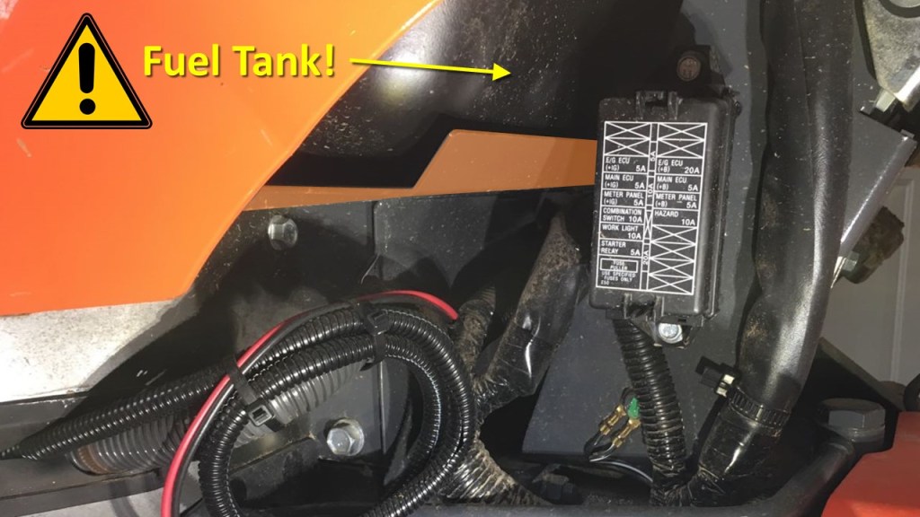 Kubota Tractor Mod: Adding A Fuse Box – DIY My Way