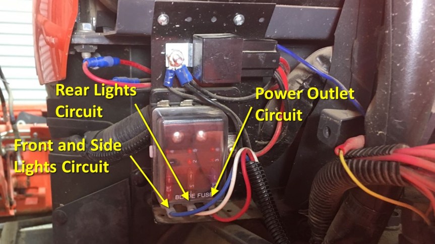 Kubota Tractor Mod: Adding A Fuse Box – DIY My Way
