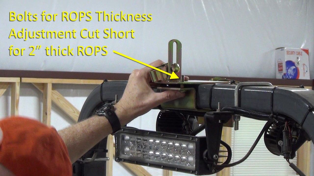 Inexpensive ROPS Tractor Canopy: Snowco Femco RU-50 – DIY My Way