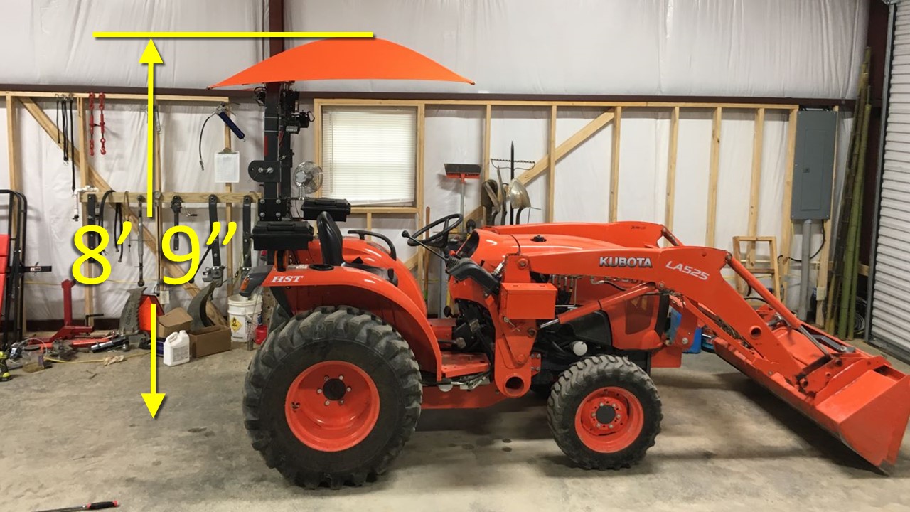 Inexpensive ROPS Tractor Canopy: Snowco Femco RU-50 – DIY My Way