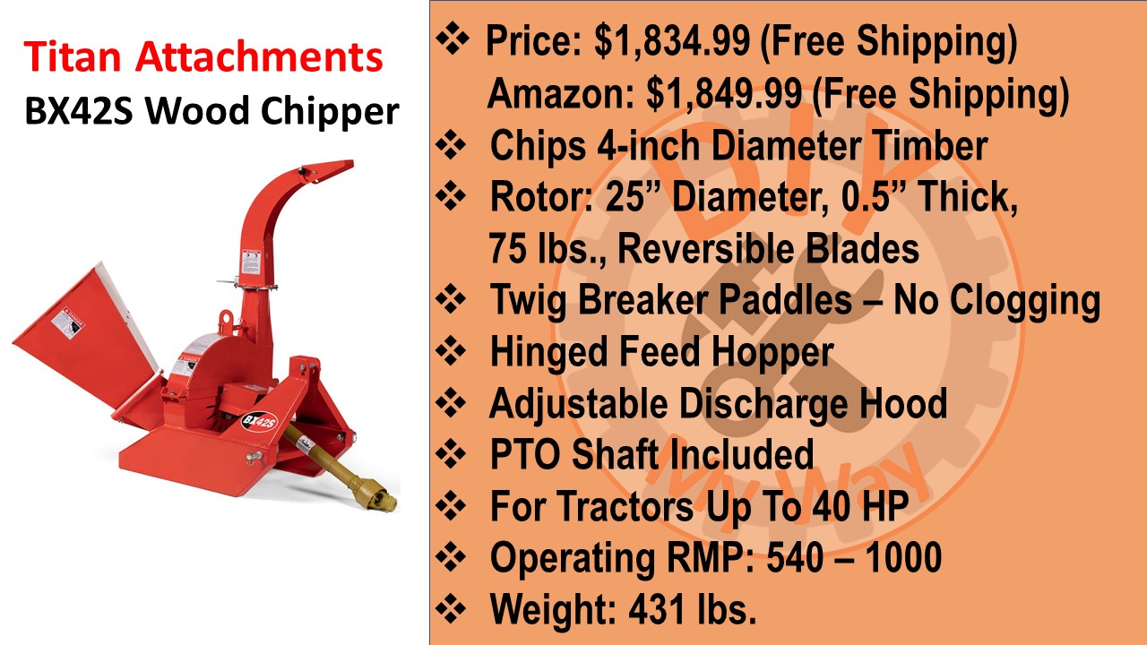 Titan BX42S Wood Chipper Review: Everything You Need to Know – DIY My Way
