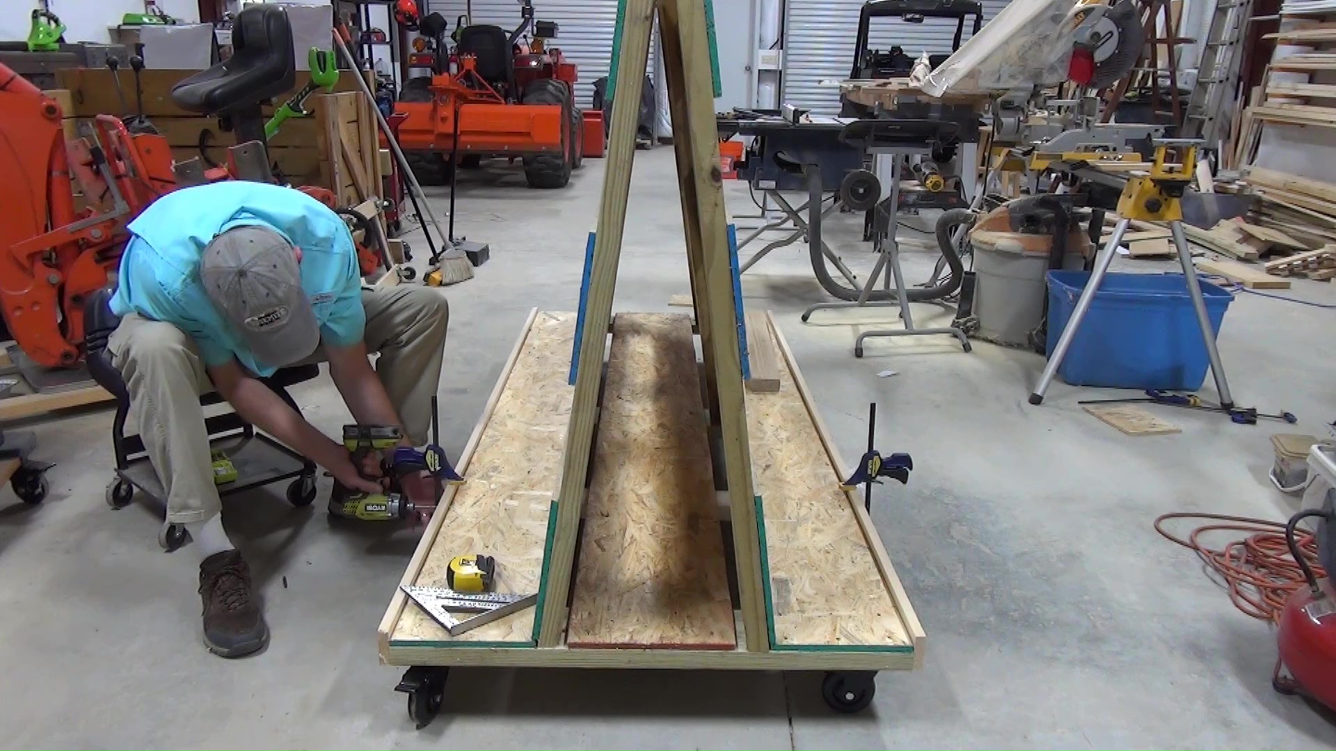 A Versatile Plywood and Lumber Storage Cart: Easy to Build and ...