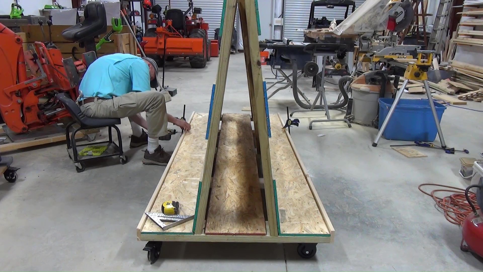 A Versatile Plywood and Lumber Storage Cart: Easy to Build and ...