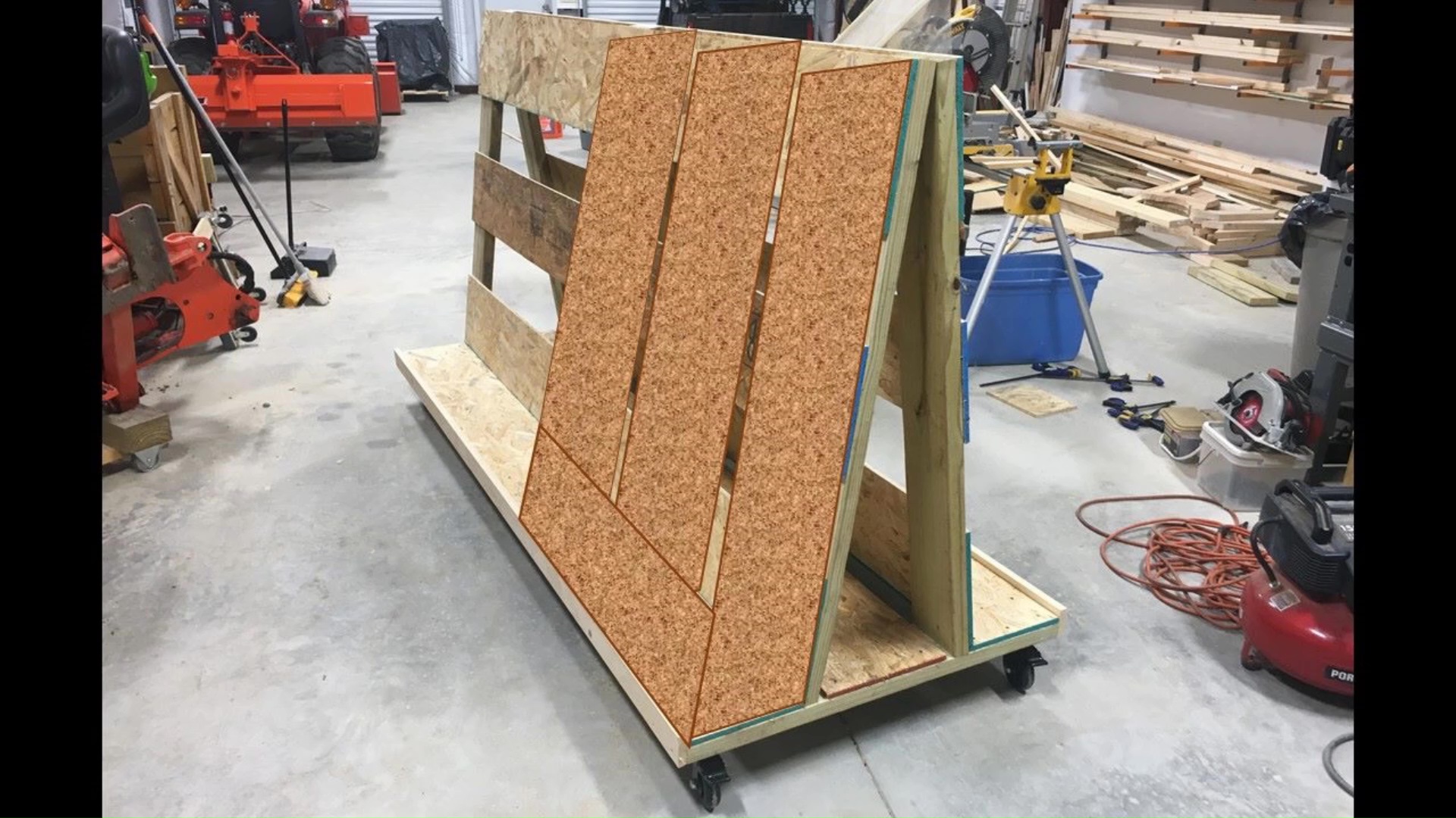 A Versatile Plywood and Lumber Storage Cart: Easy to Build and ...